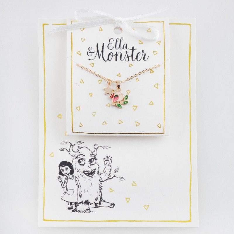 Ella & Monster Halskæde Sparrow - Smykkeskrin & smykker - Emilys ApS